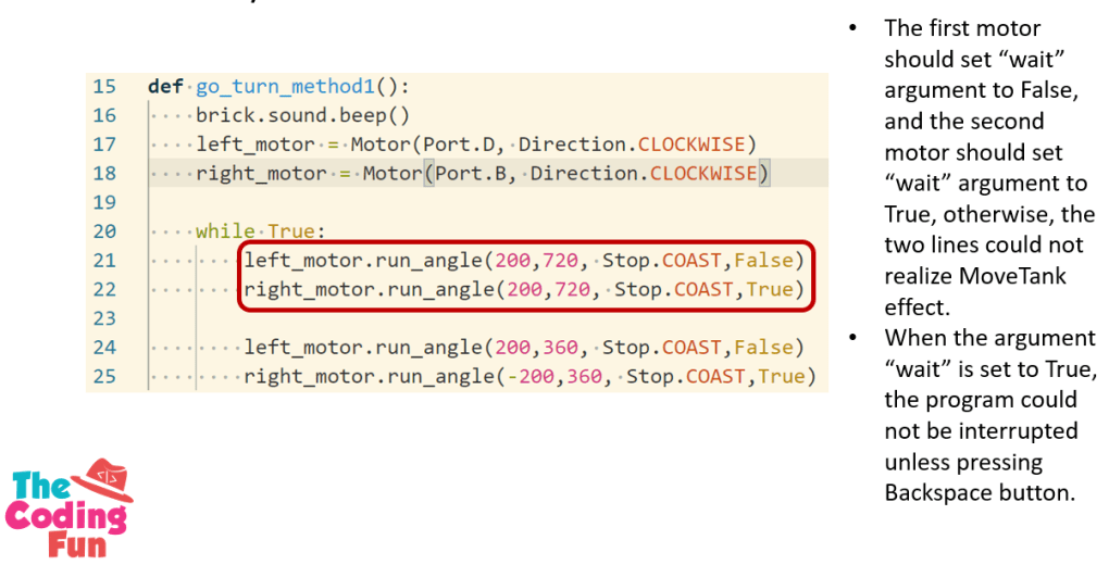 Several Ways to Design Your Own MoveTank Method by Using LEGO EV3 Micro Python – The Coding Fun