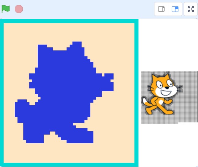 Learn Scratch by Remixing Others’ Project – Pixel Silhouette Scanner ...