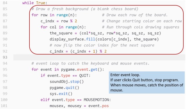 Design Puzzle Game “Eight Queens” with PyGame – A Detailed Code ...